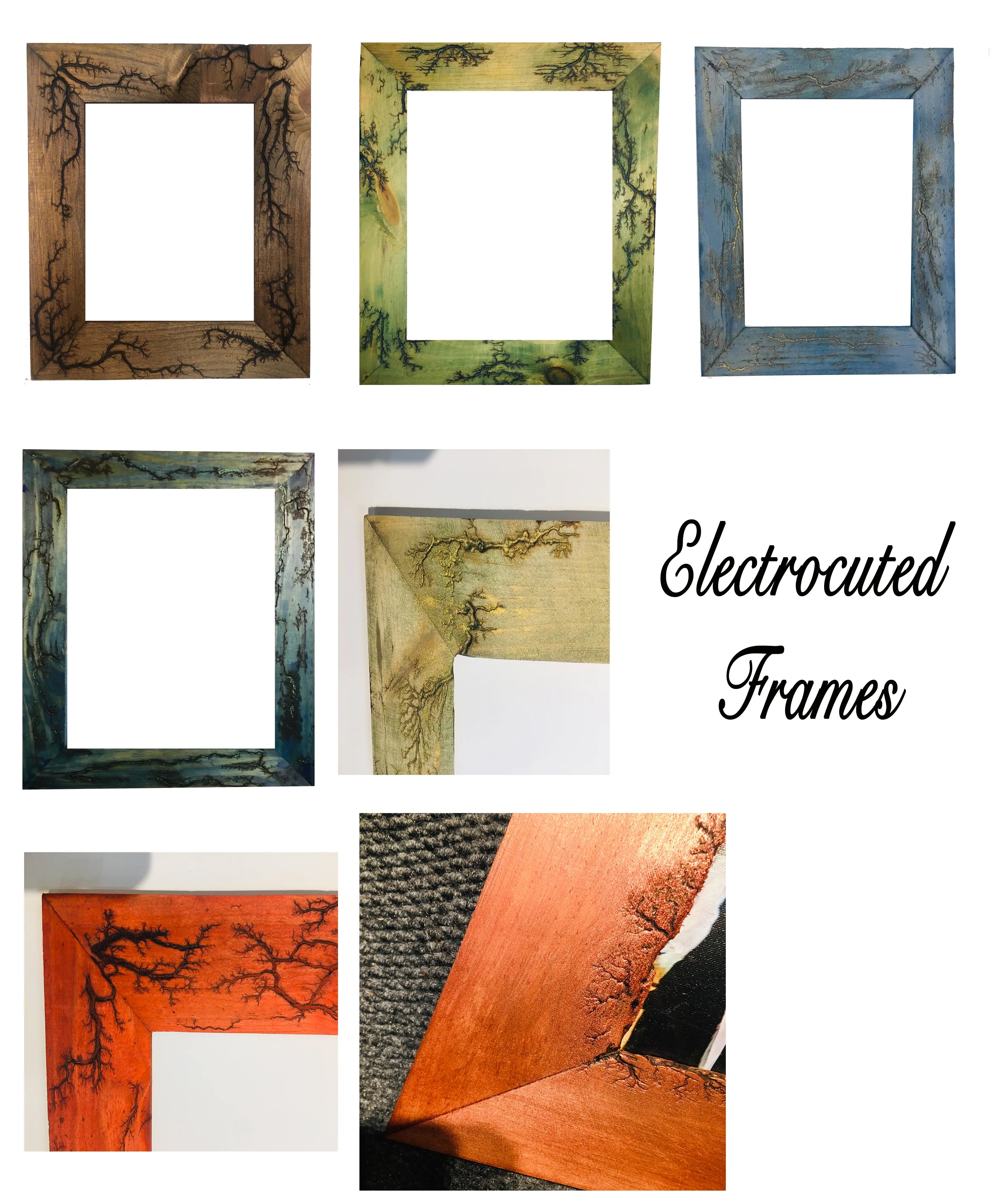 Electrocuted Frames – Candice Alexander Art Studio