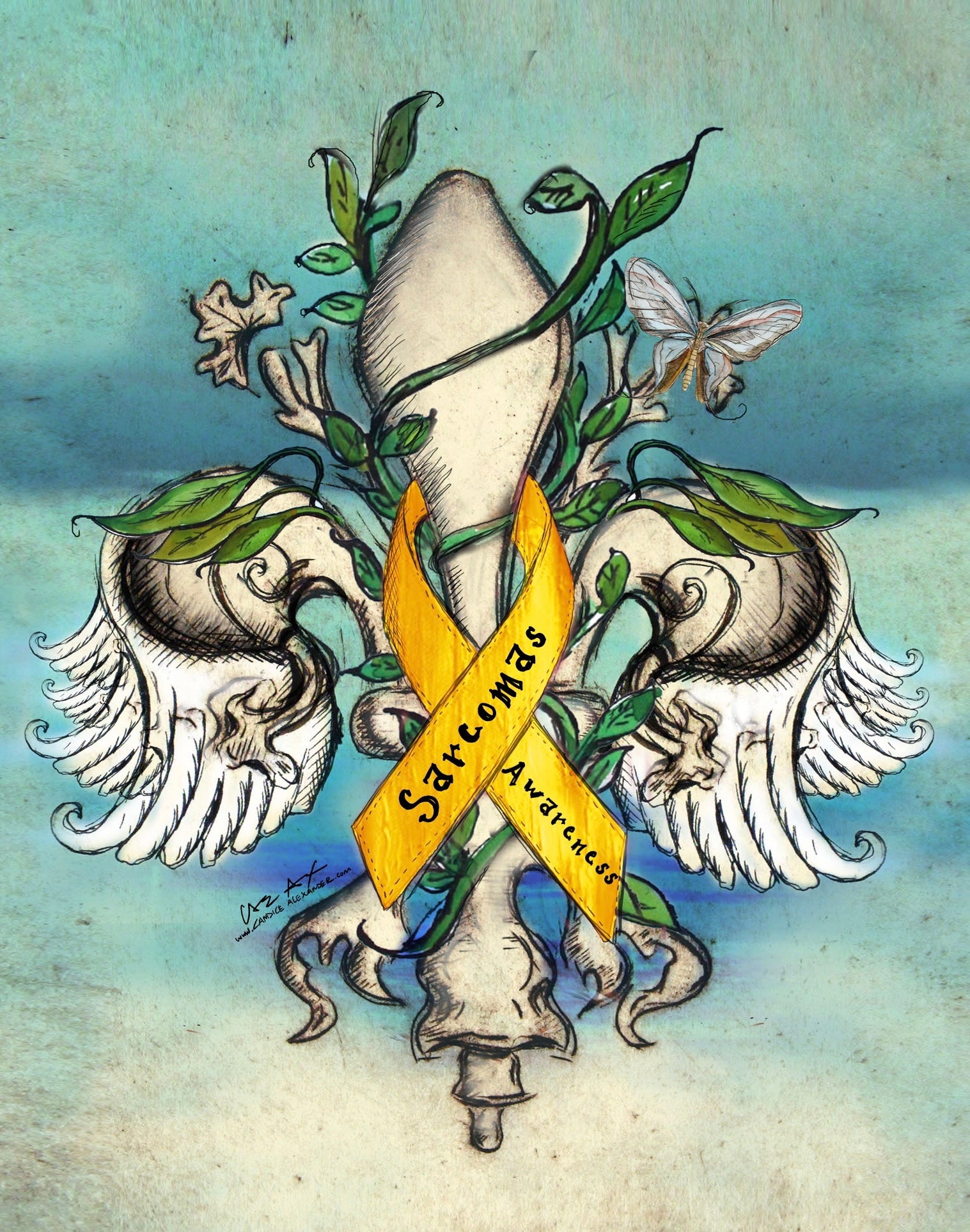 Sarcoma Fleur de lis – Candice Alexander Art Studio