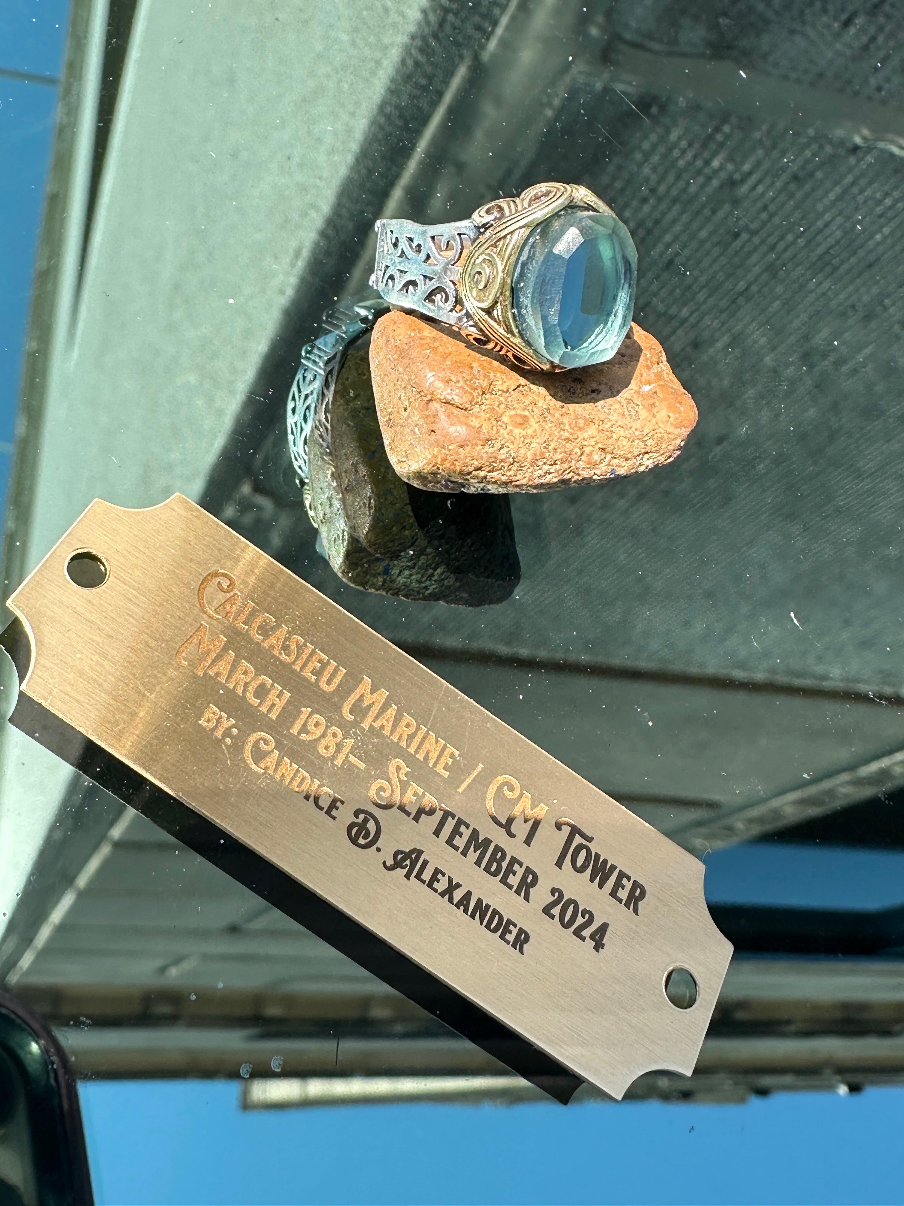 Tower Glass Rings – Candice Alexander Art Studio