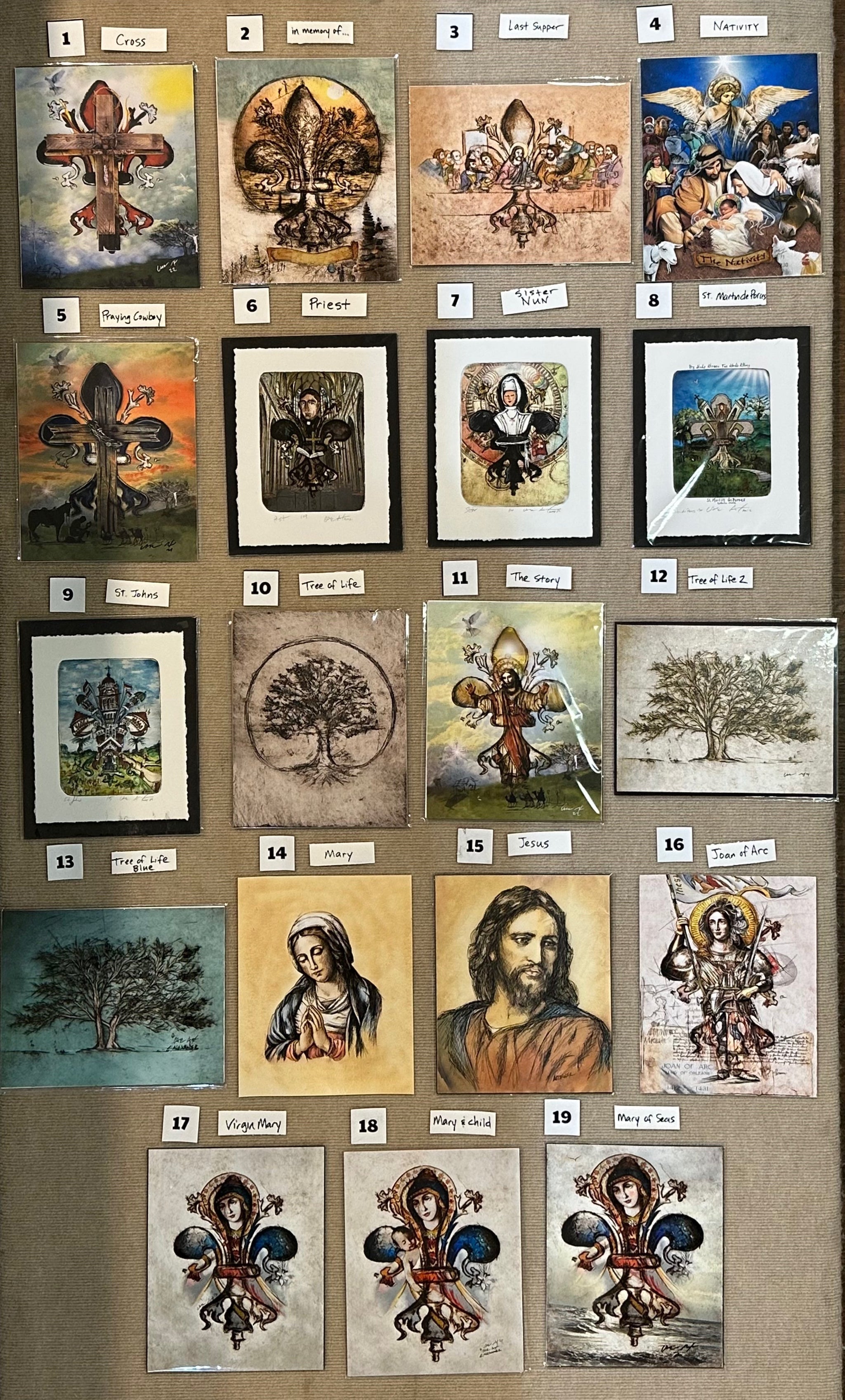 Fleur de Lis Religious Art Collection – Candice Alexander Art Studio