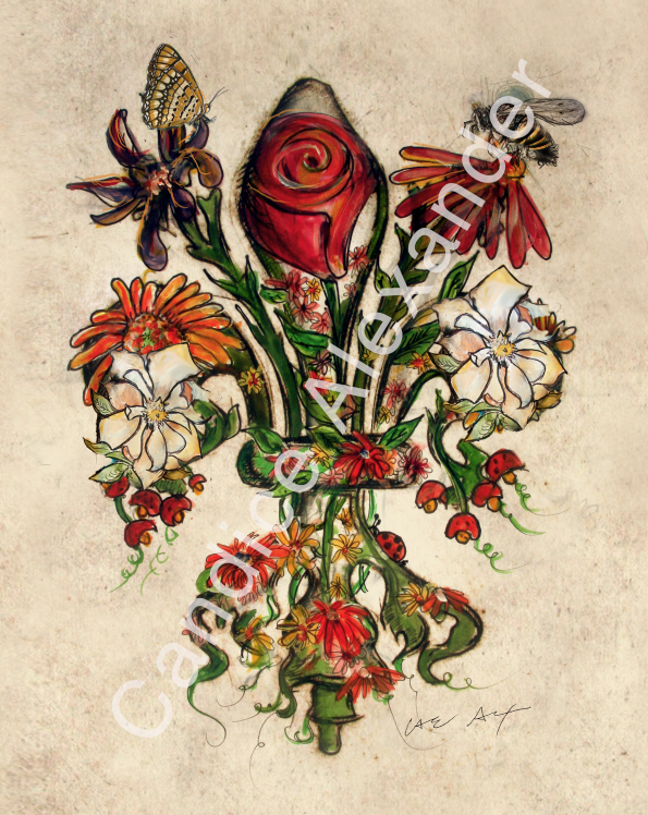 Amelia's Flowers – Candice Alexander Art Studio