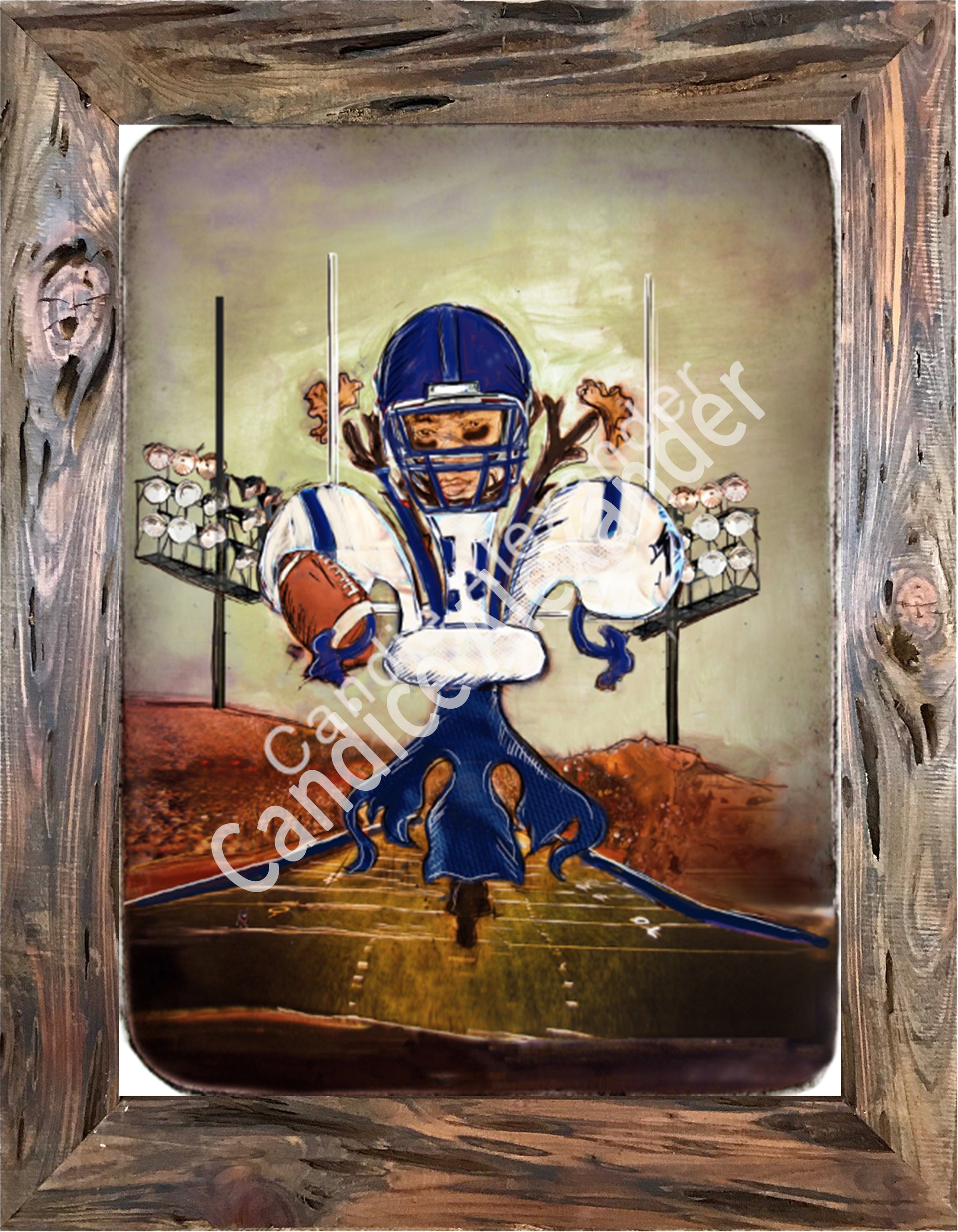 Barbe Football – Candice Alexander Art Studio