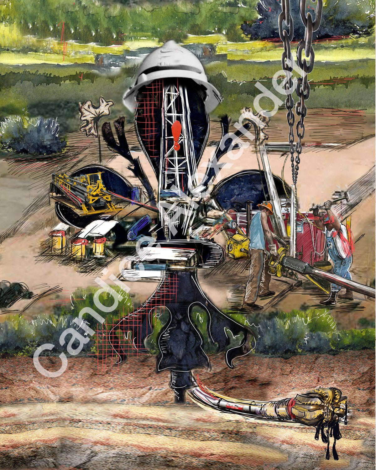 Drilling – Candice Alexander Art Studio