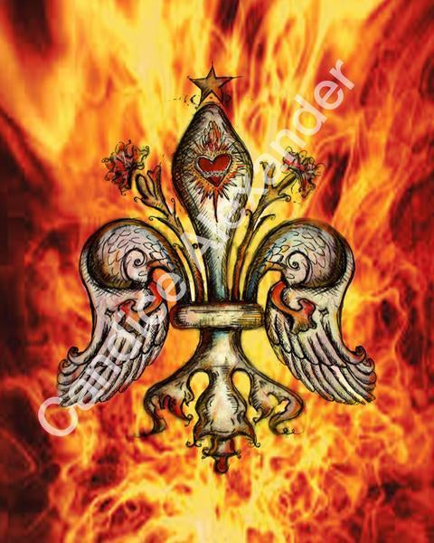 Flame & Cupid – Candice Alexander Art Studio