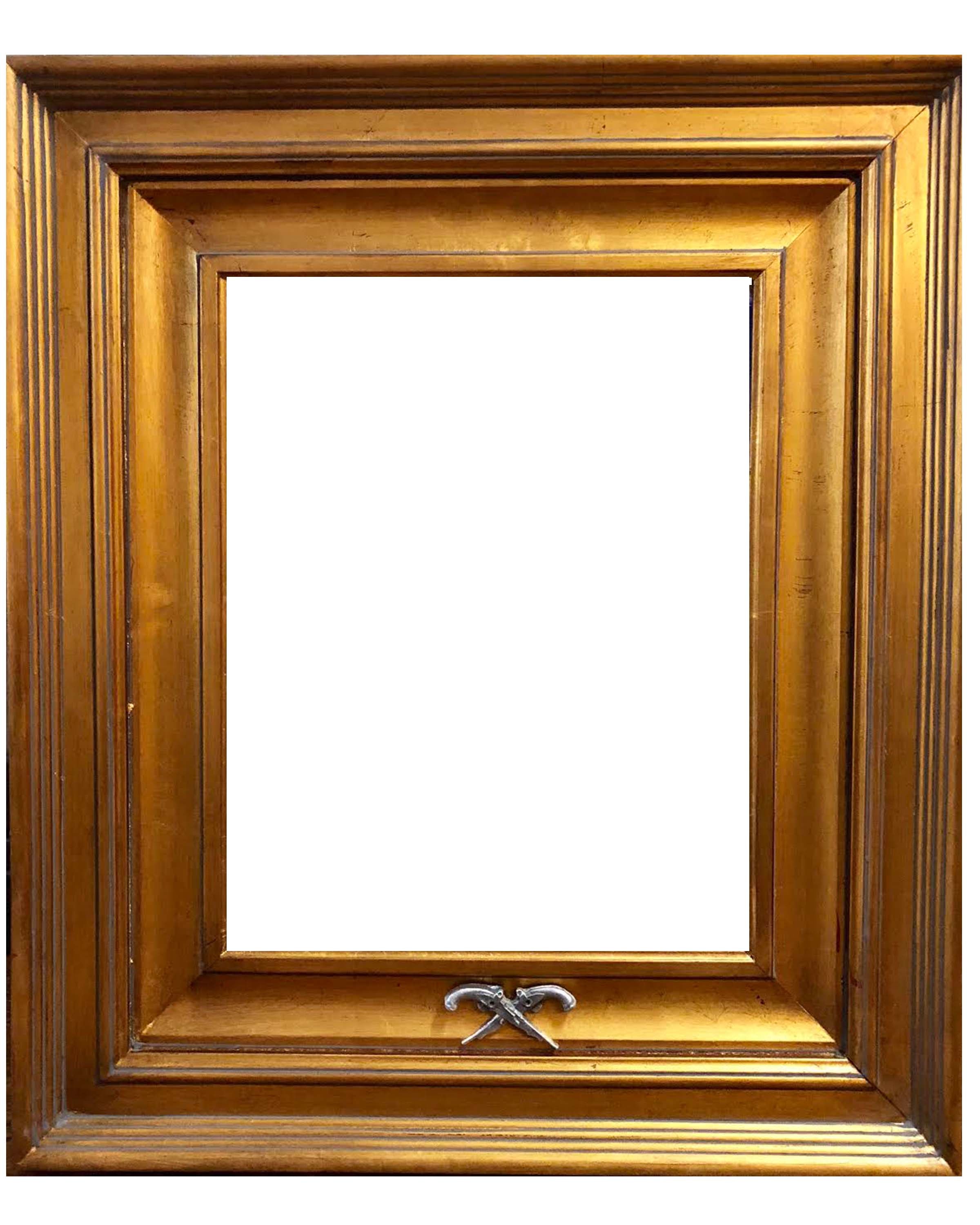 Gold Pistol Frame – Candice Alexander Art Studio