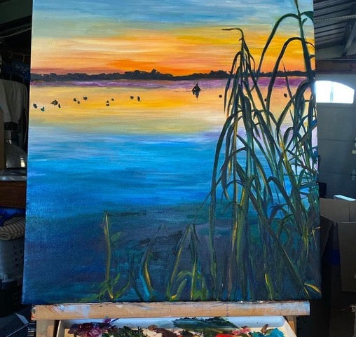 Mermentau River (Original) – Candice Alexander Art Studio