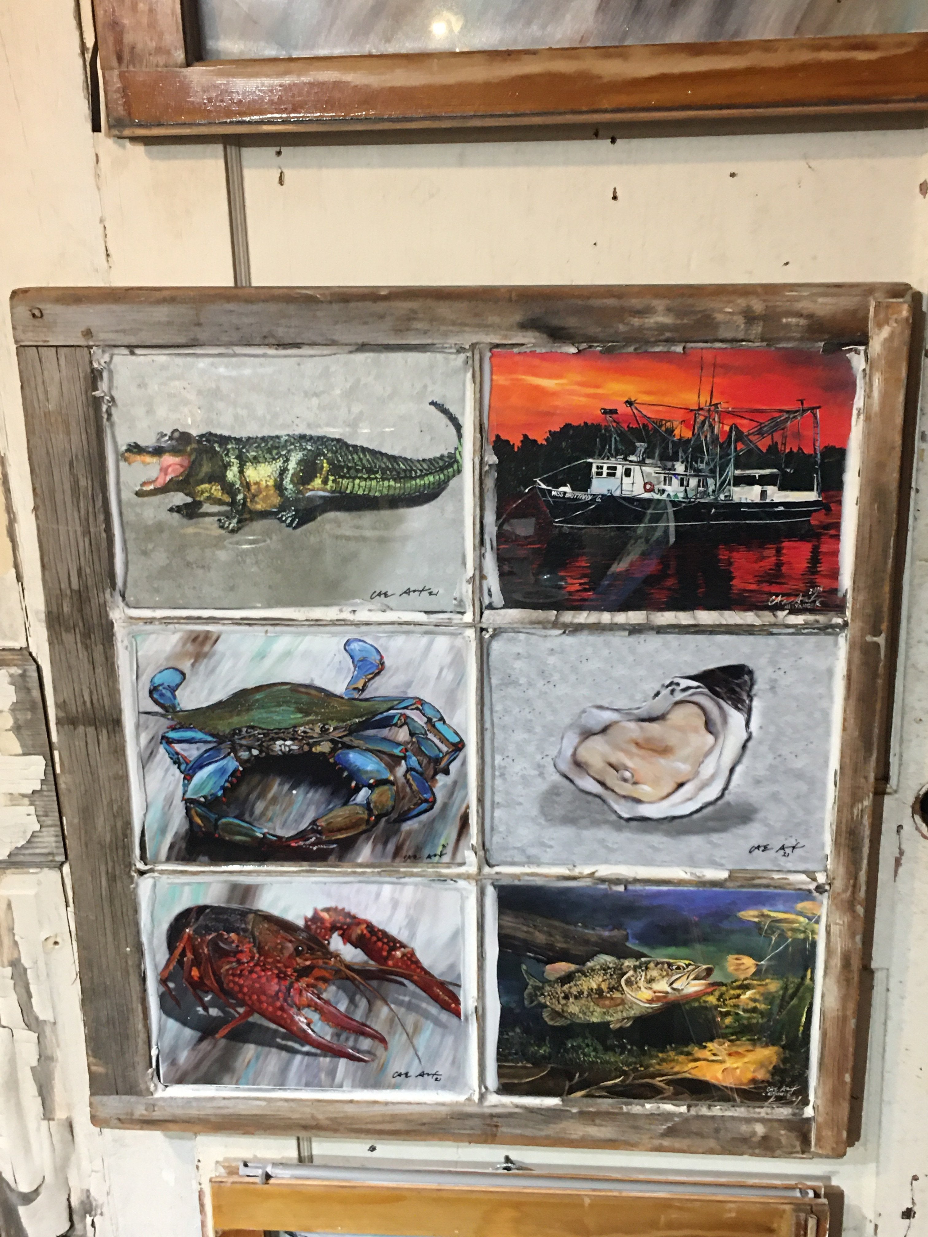 6 Pane Window – Candice Alexander Art Studio