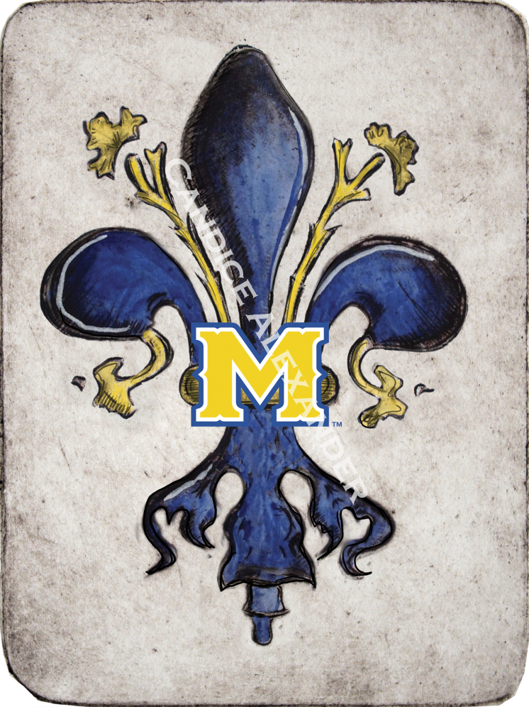 McNeese Classic Blue – Candice Alexander Art Studio